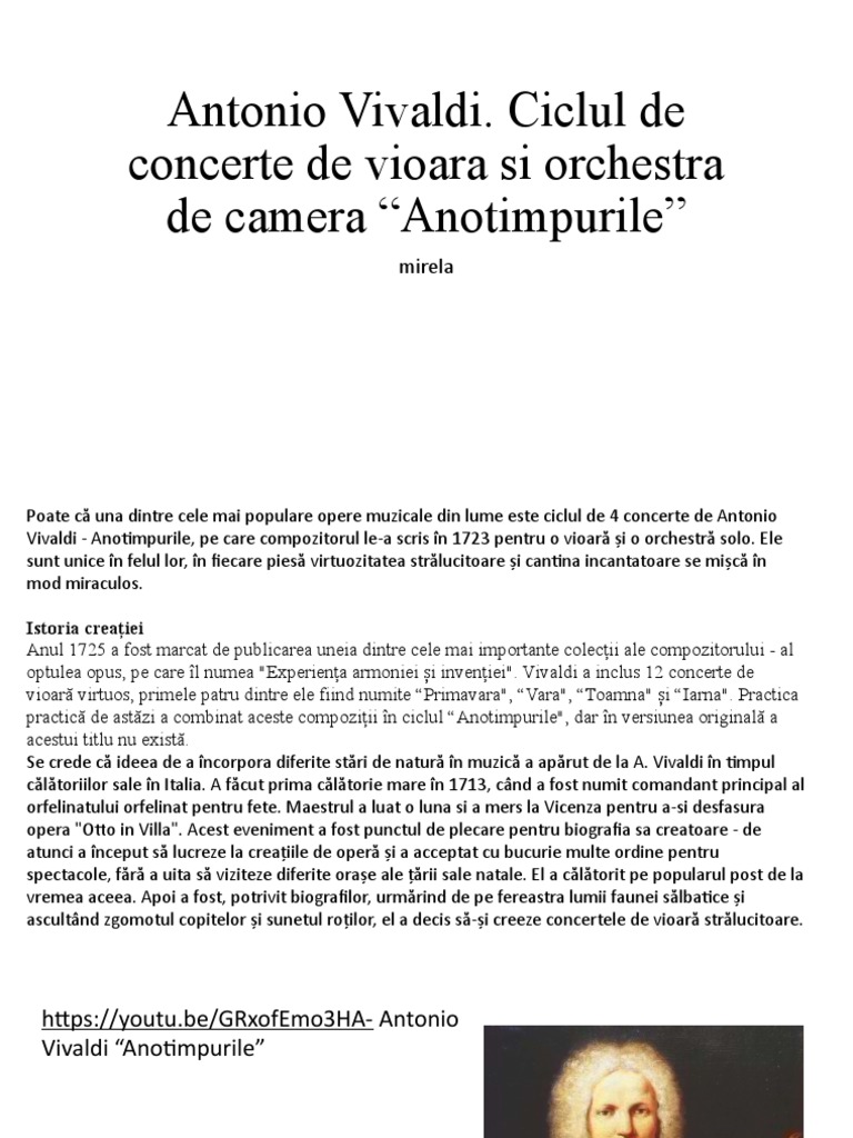 Antonio Vivaldi | PDF