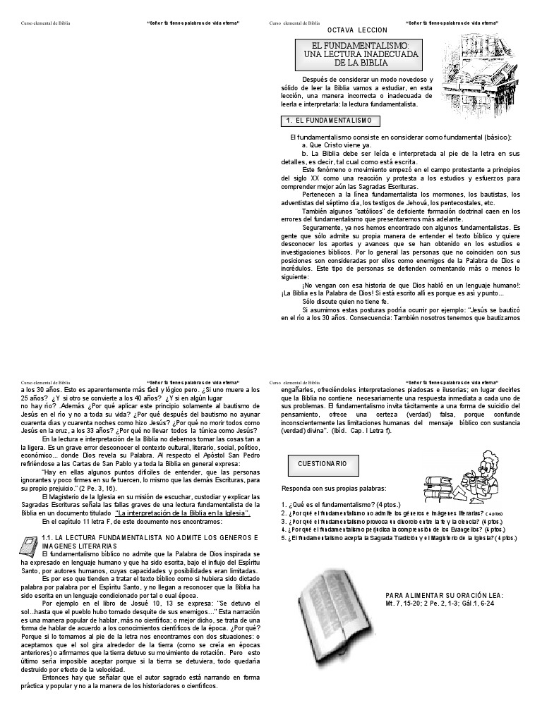 Leccion 8 | PDF | Biblia | Número de la bestia