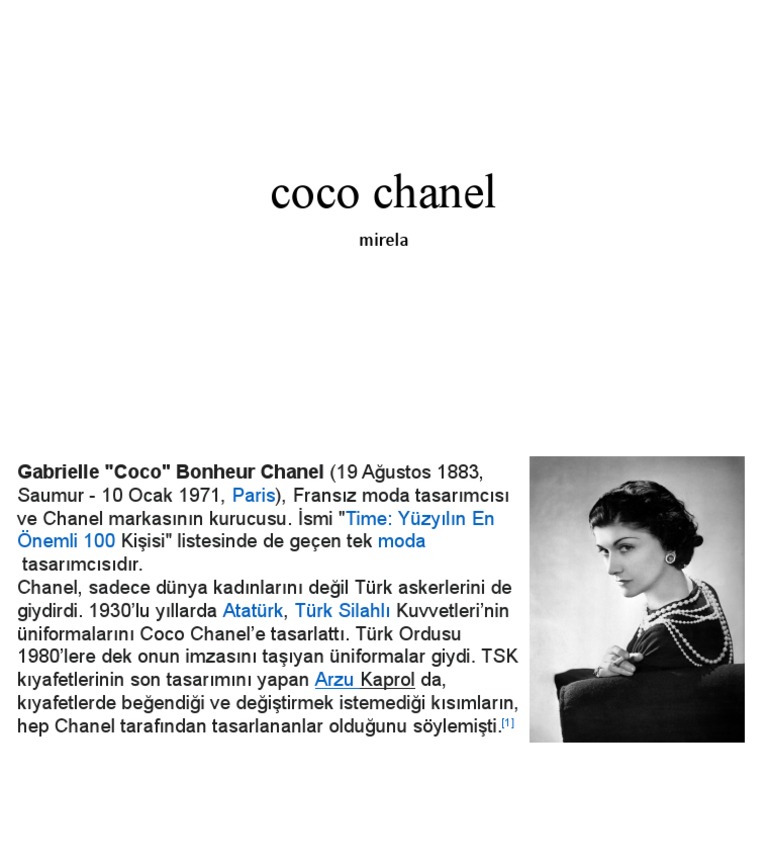 Coco Chanel | PDF