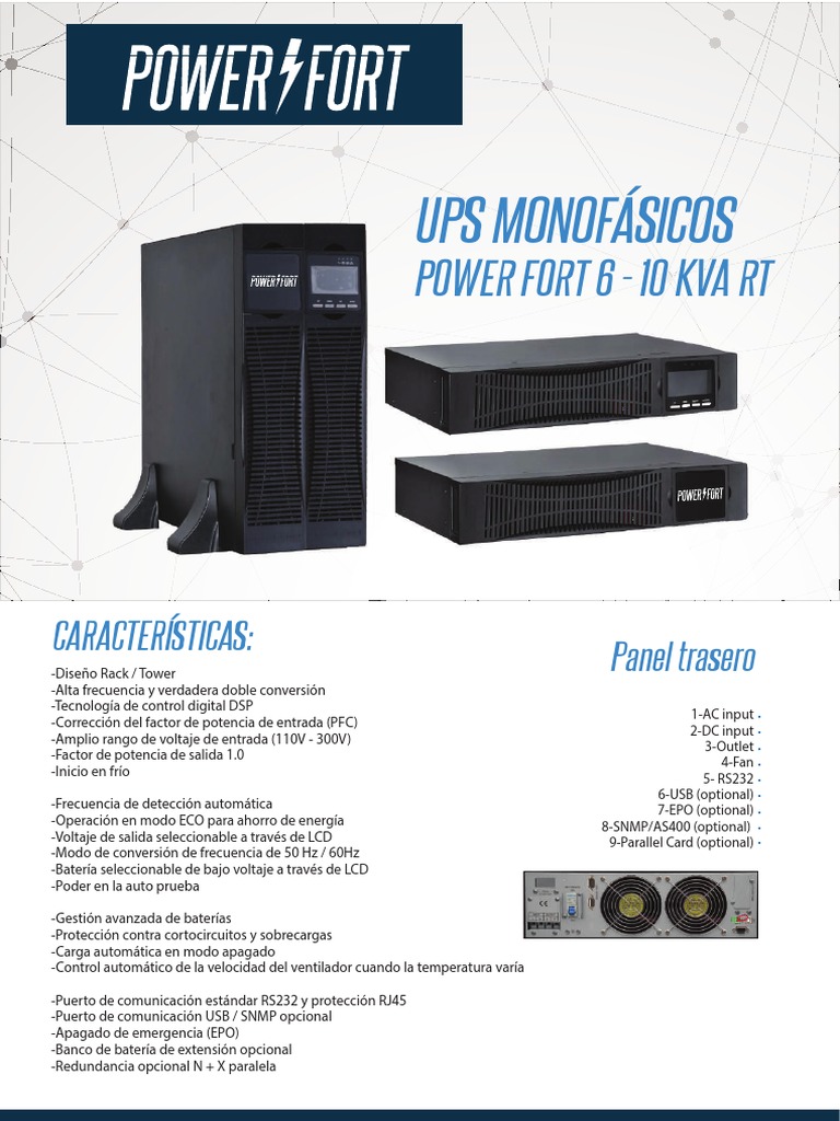 Ups 6 y 10 Kva Power Fort | PDF