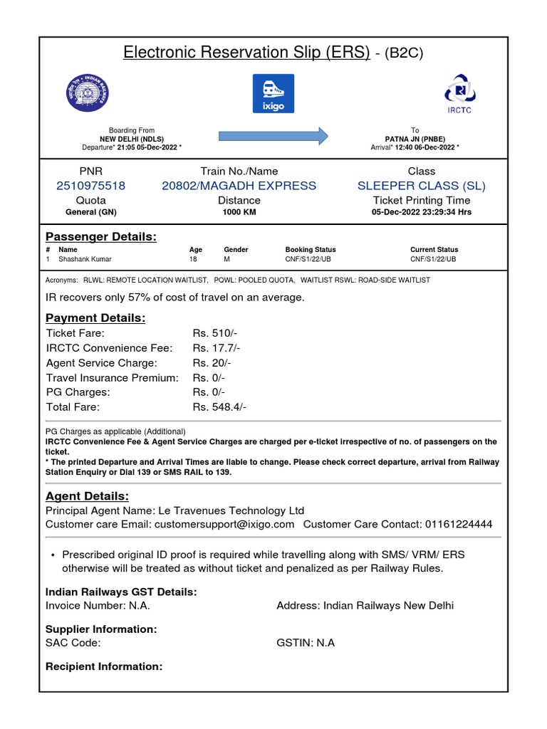 Shashank 5th Dec | PDF | Identity Document
