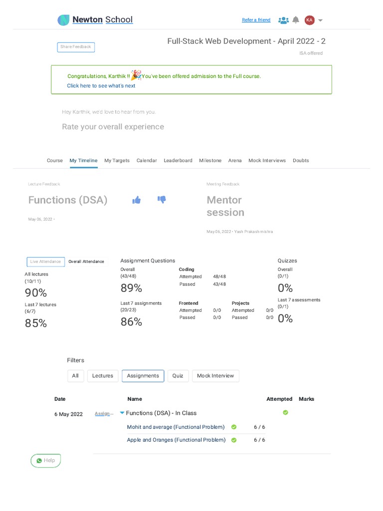 Newton School | PDF | Data Type | Variable (Computer Science)
