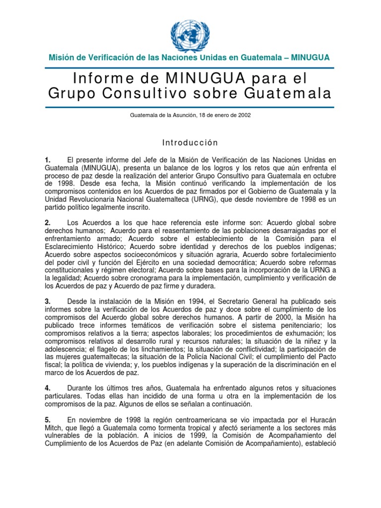 Minugua | Descargar gratis PDF | Guatemala | Derecho laboral