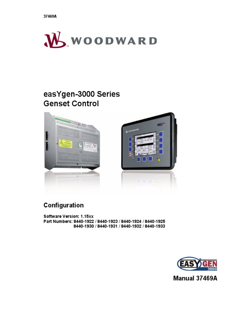 Easygen-3000 Series Genset Control: Configuration | PDF | Mains Electricity | Control Theory