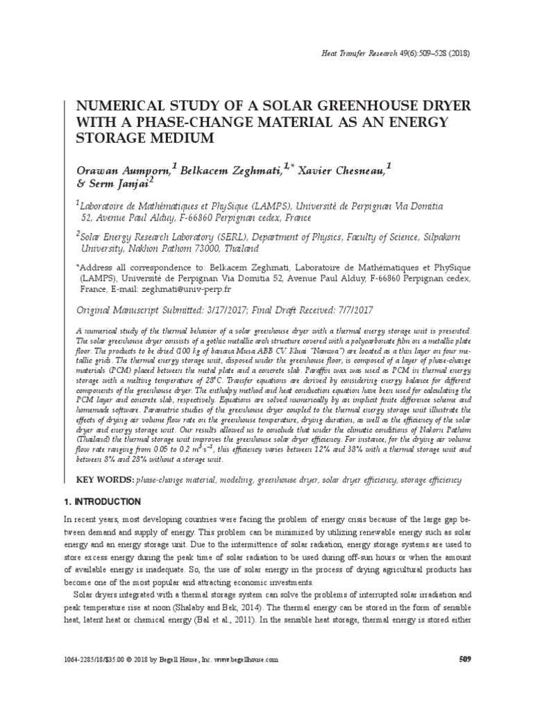 Final | PDF | Heat Transfer | Solar Energy