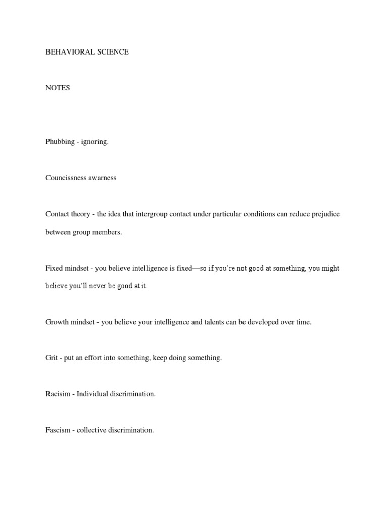 Behavioral Science | PDF | Communication | Cognition