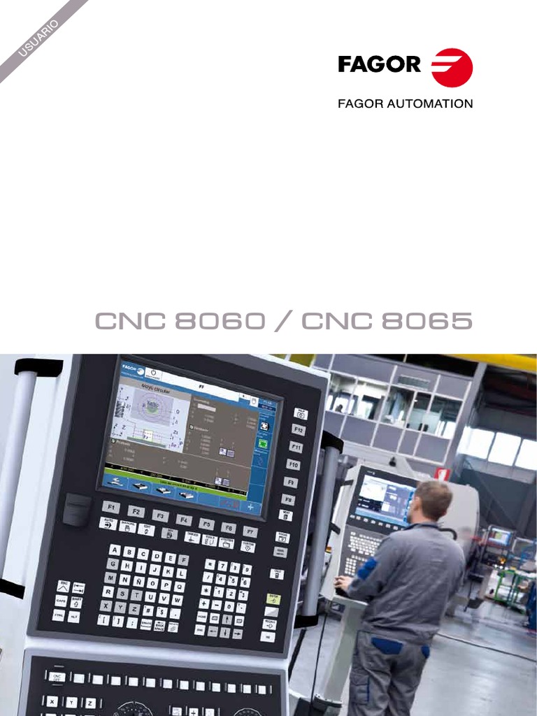 Fagor CNC 8060 8065 User Catalog Spanish1 | PDF | Control numerico | Mecanizado