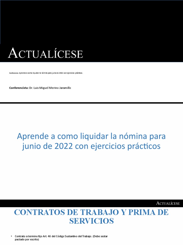 Aprende Como Liquidar La Prima de Servicios en Junio Del 2022 | PDF | Salario | Empleo