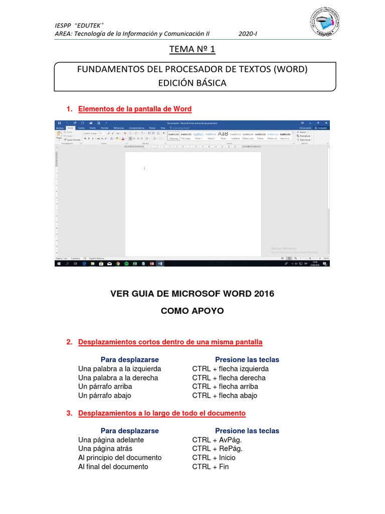 Tema #1 Fundamentos | PDF