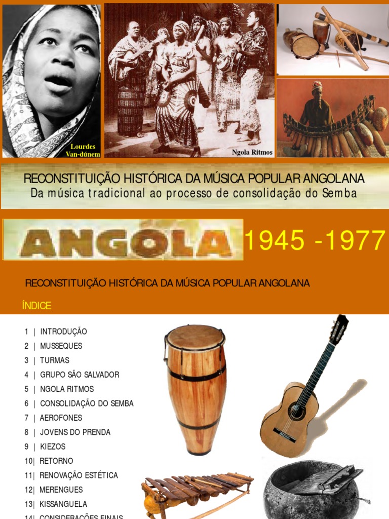 Reconstituição Histórica Da Música Popular Angolana | PDF | Angola ...