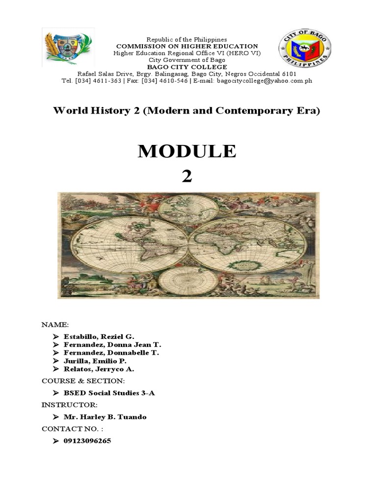 Module 2 World History | PDF | Protestantism | Christian Church