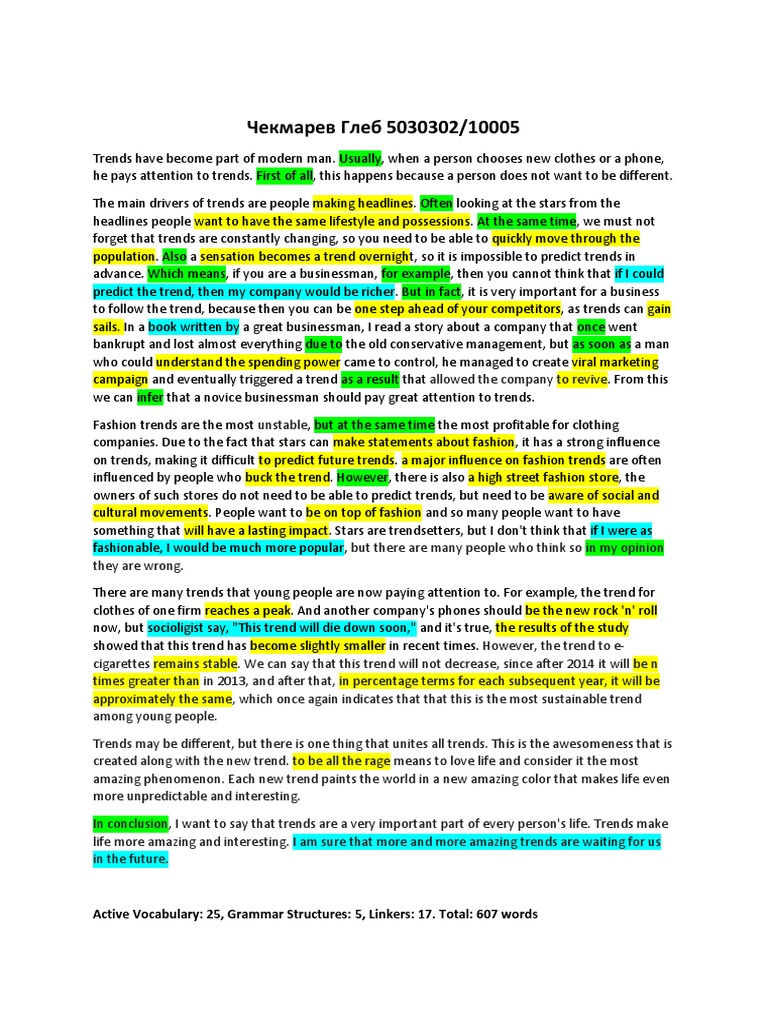 Monologue Trends (Module 10) | PDF | Fashion | Communication