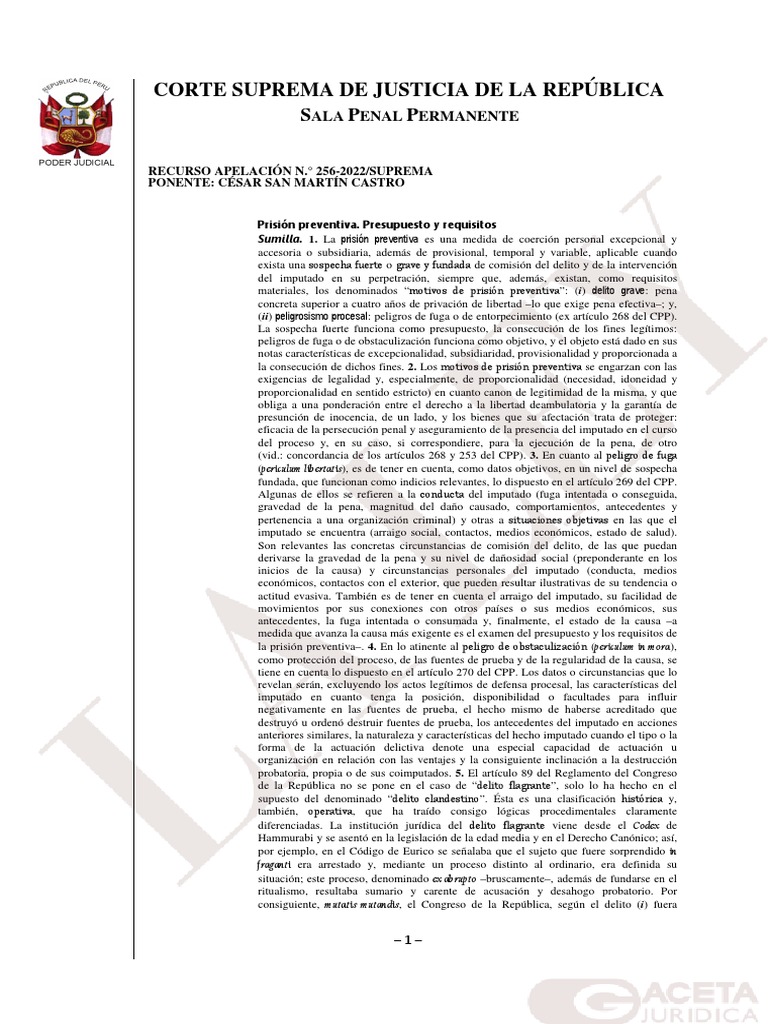 Lo Último Lea Aquí La Resolución Que Confirmó Prisión Preventiva