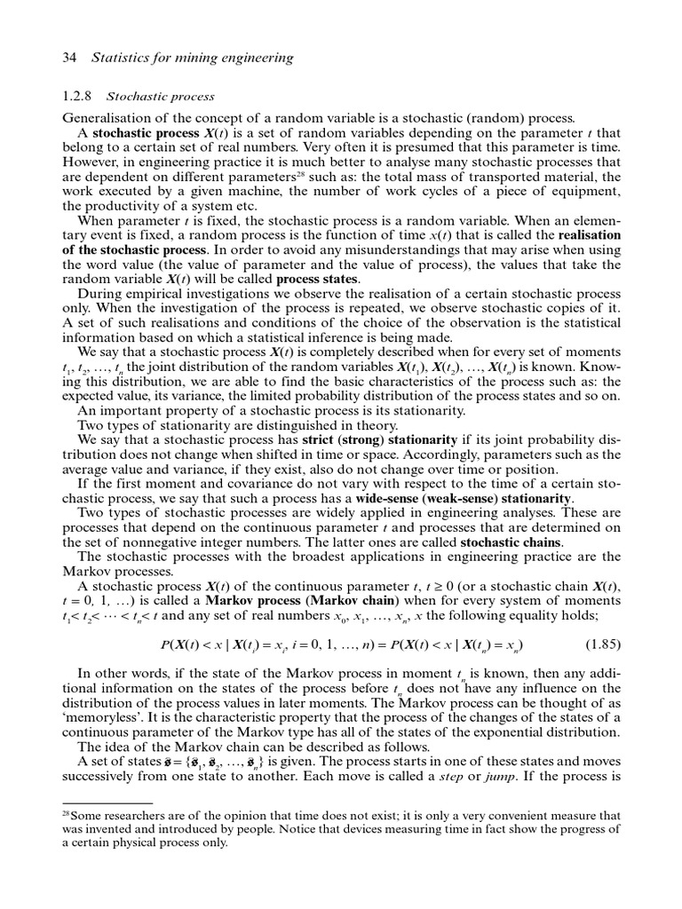 Stat Mining 49 | PDF | Stationary Process | Stochastic Process