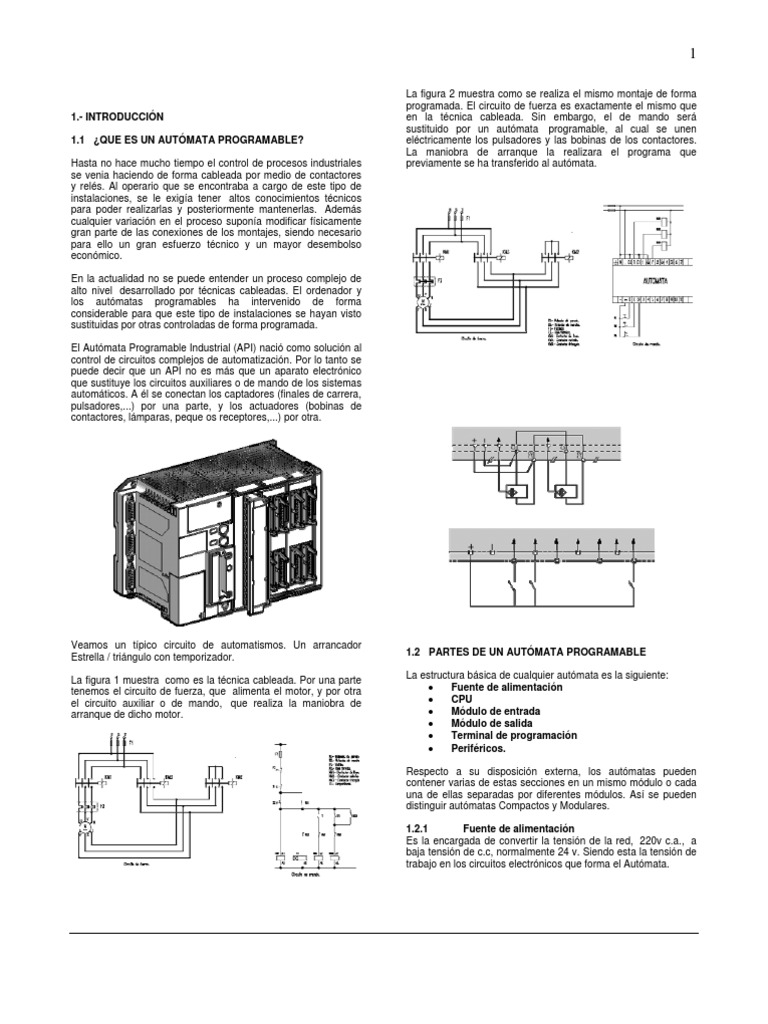 Qué es un autómata programable | PDF | Relé | Ingenieria Eléctrica