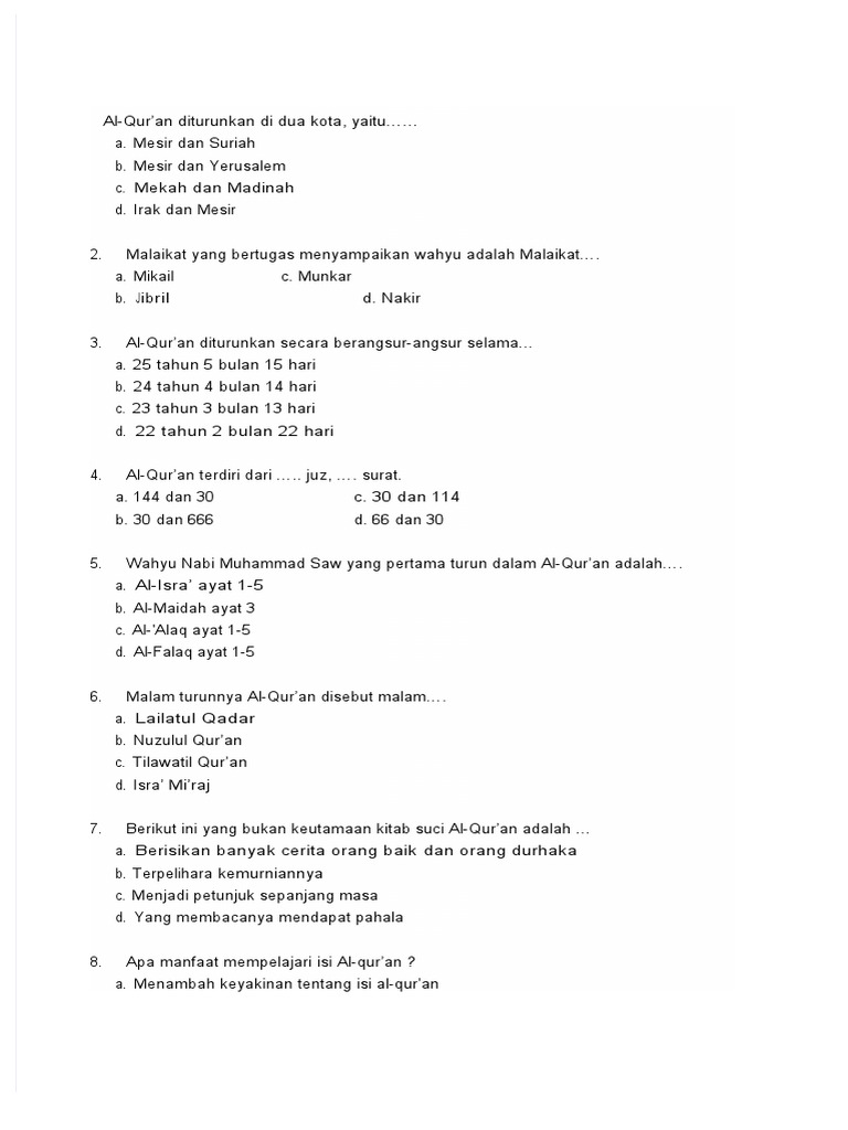 Soal Rangking 1 | PDF