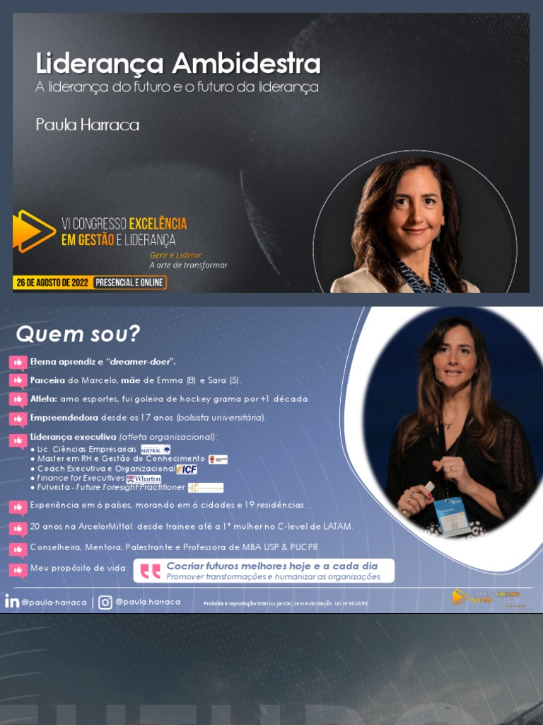 Liderança Ambidestra - Paula Harraca | PDF | Sustentabilidade | Inovação