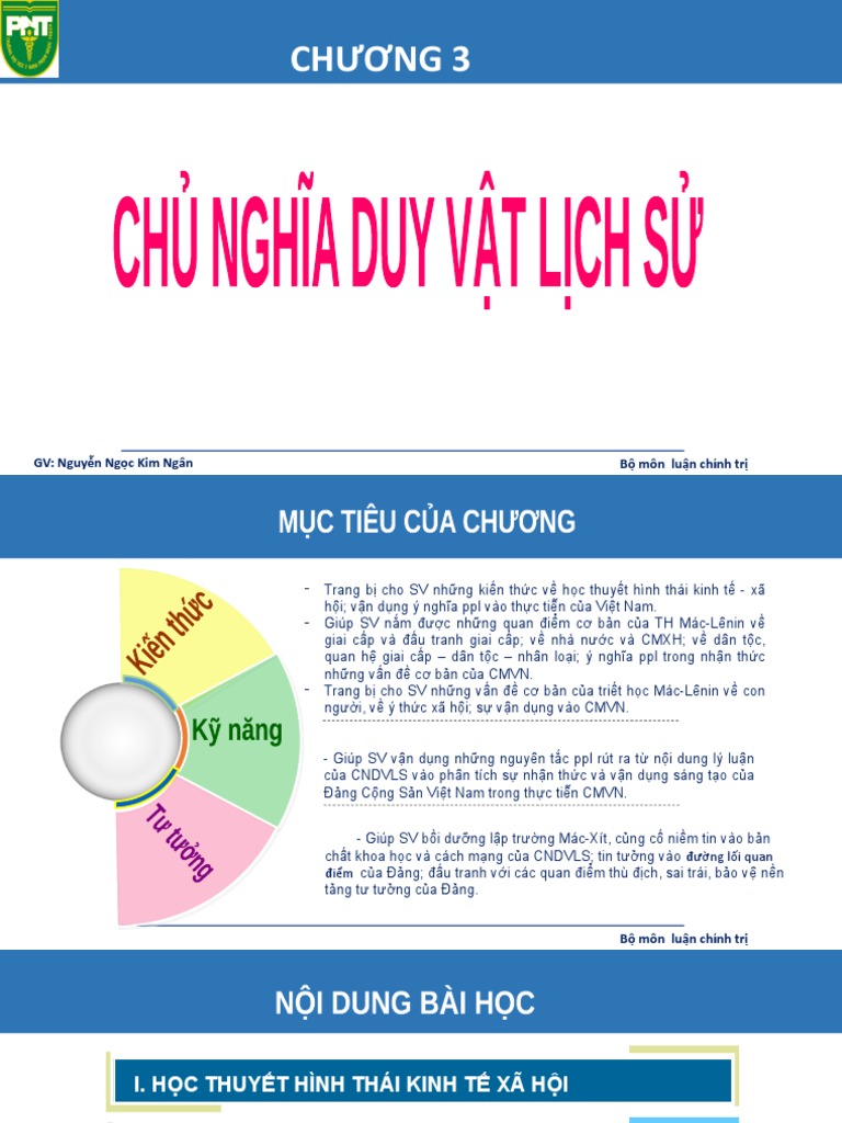 Chương 3 - CHỦ NGHĨA DUY VẬT LỊCH SỬ (Autosaved) (Autosaved) | PDF