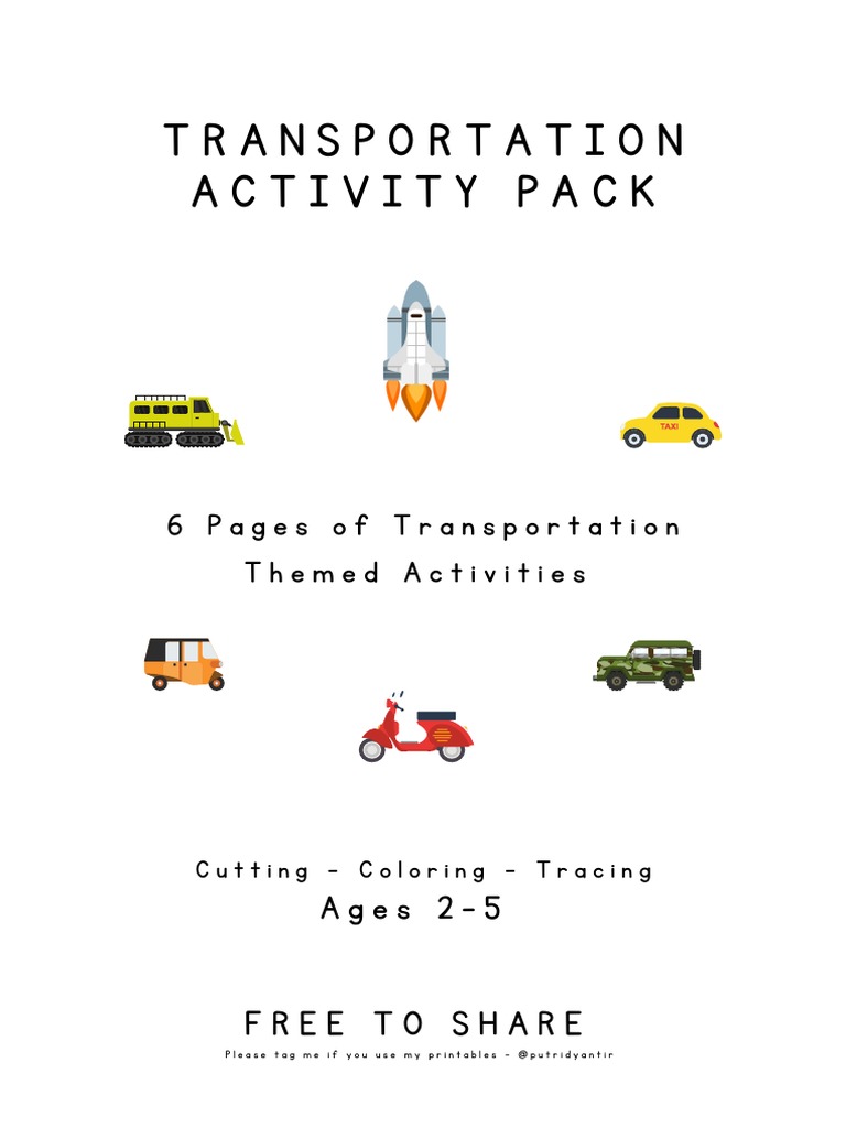 Transportation Activity Pack | PDF