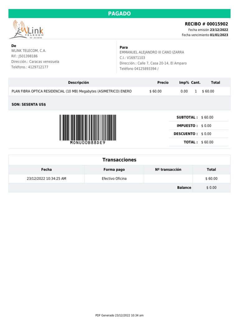 Internet WLink | PDF