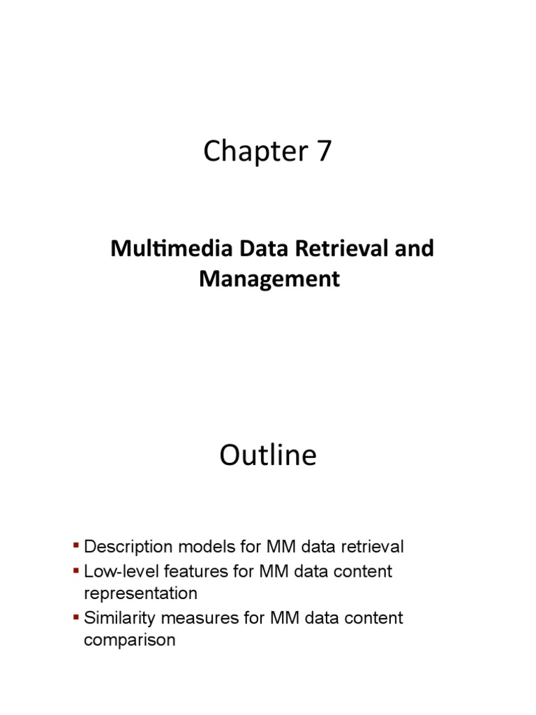 Multimedia Data Extraction Techniques | PDF | Information Retrieval ...