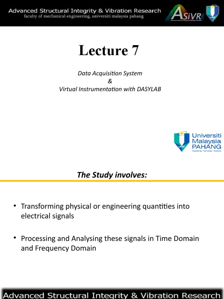 DAQ and DASYLAB | PDF | Sampling (Signal Processing) | Analogue Electronics