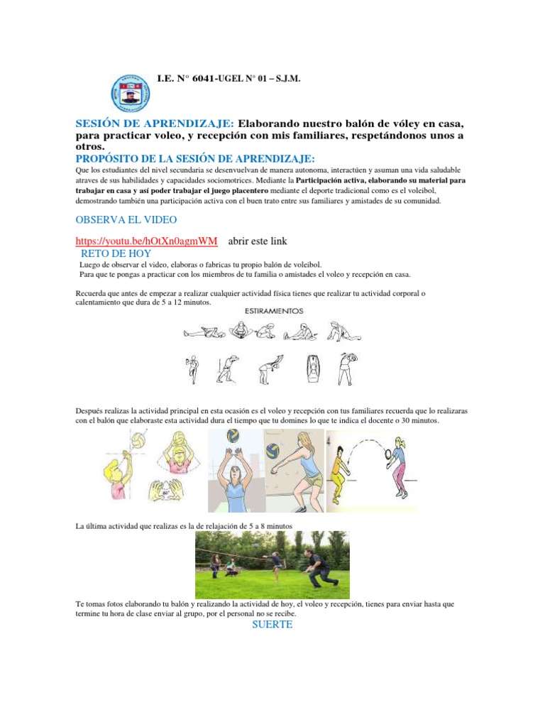 Clase de Recuperacion de Educacion Fisica | PDF