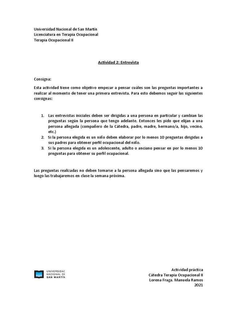 Preguntas Clave para Entrevistas Ocupacionales | PDF | Crecimiento ...