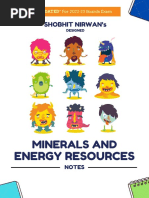 CBSE Notes Class 10 Geography Chapter 5 - Minerals and Energy Resources ...