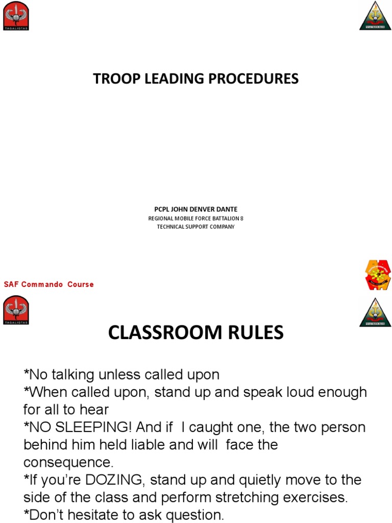 Understanding Troop Leading Procedures | PDF | Reconnaissance | Military