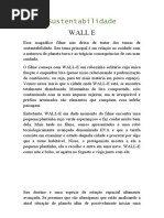 WALL-E - Resumo | PDF