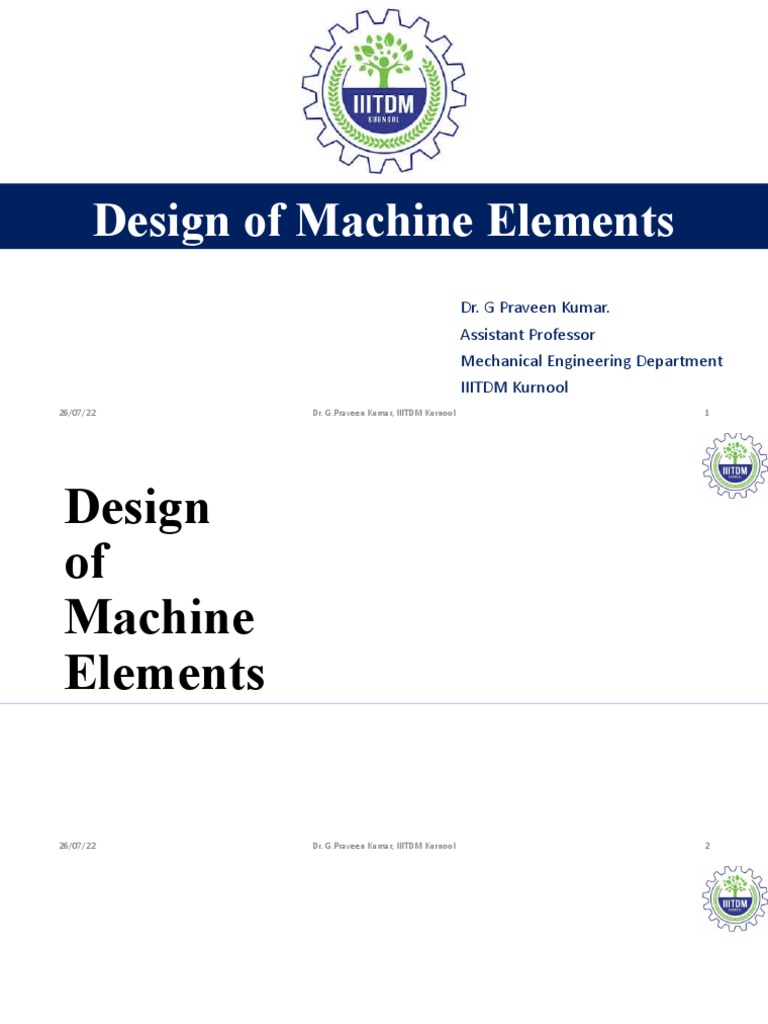 Design of Machine Elements - Design Under Variable Loading | PDF ...