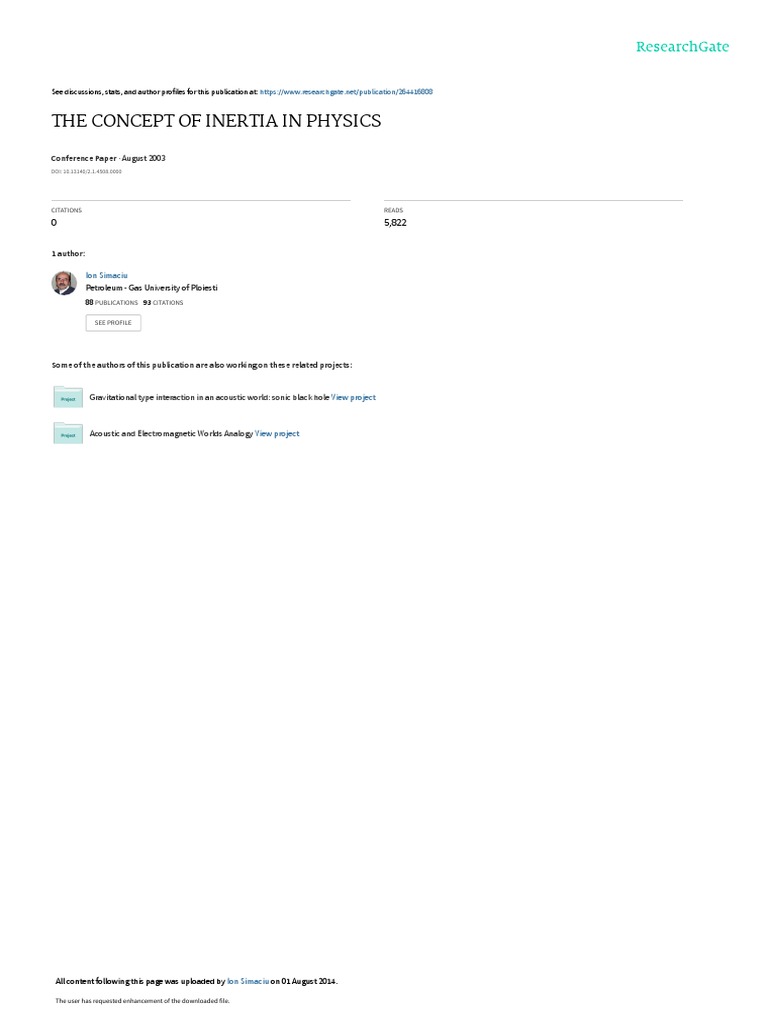 BPU 5 Concept of Inertia IS | PDF | Mass | Heat