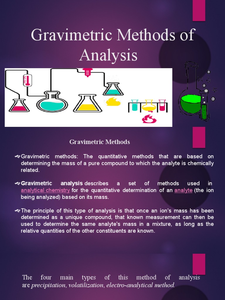 Chapter 2-Gravimetric Methods | PDF | Materials | Analytical Chemistry