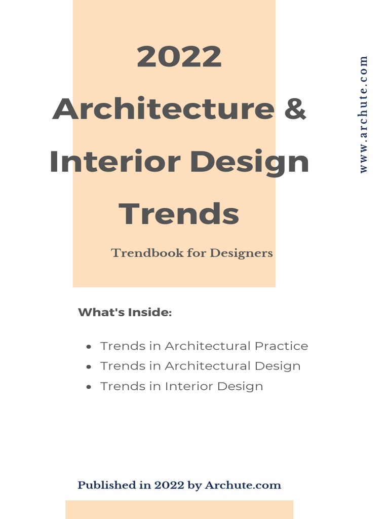 Archute Interior Design Trends Ebook | PDF | Building Information ...
