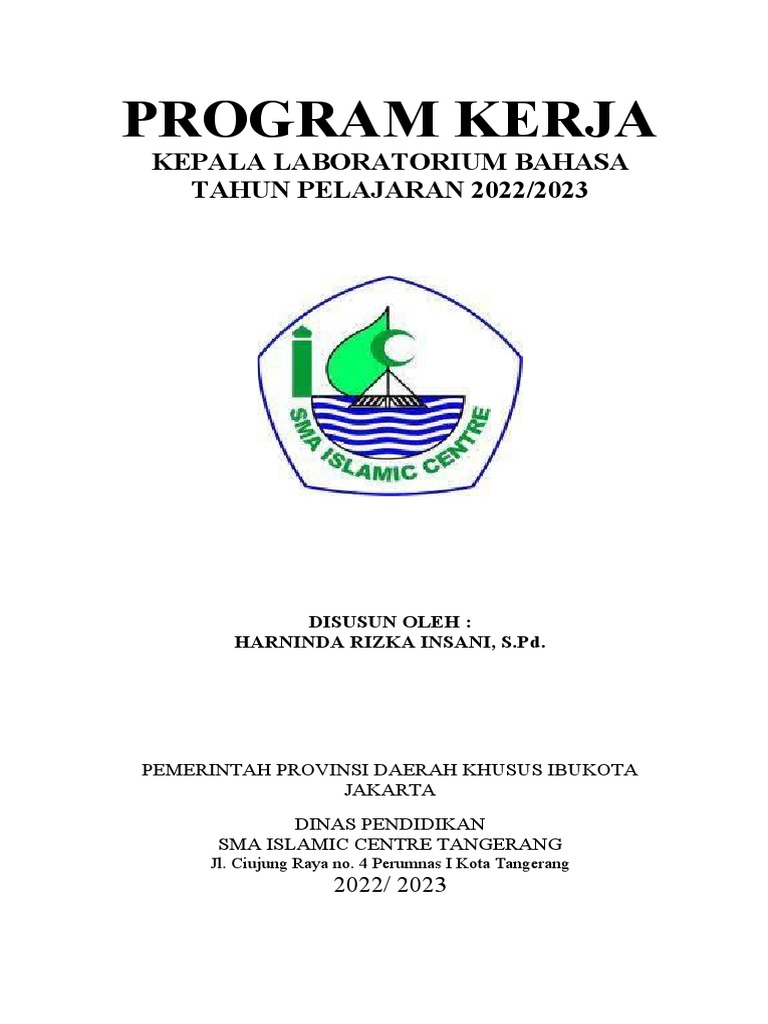 Program Kerja Lab Bahasa 2022/2023 | PDF