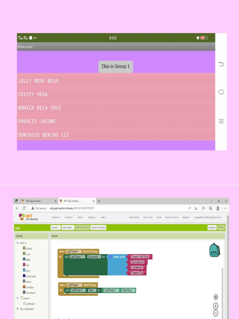 List Picker | PDF List Picker | PDF