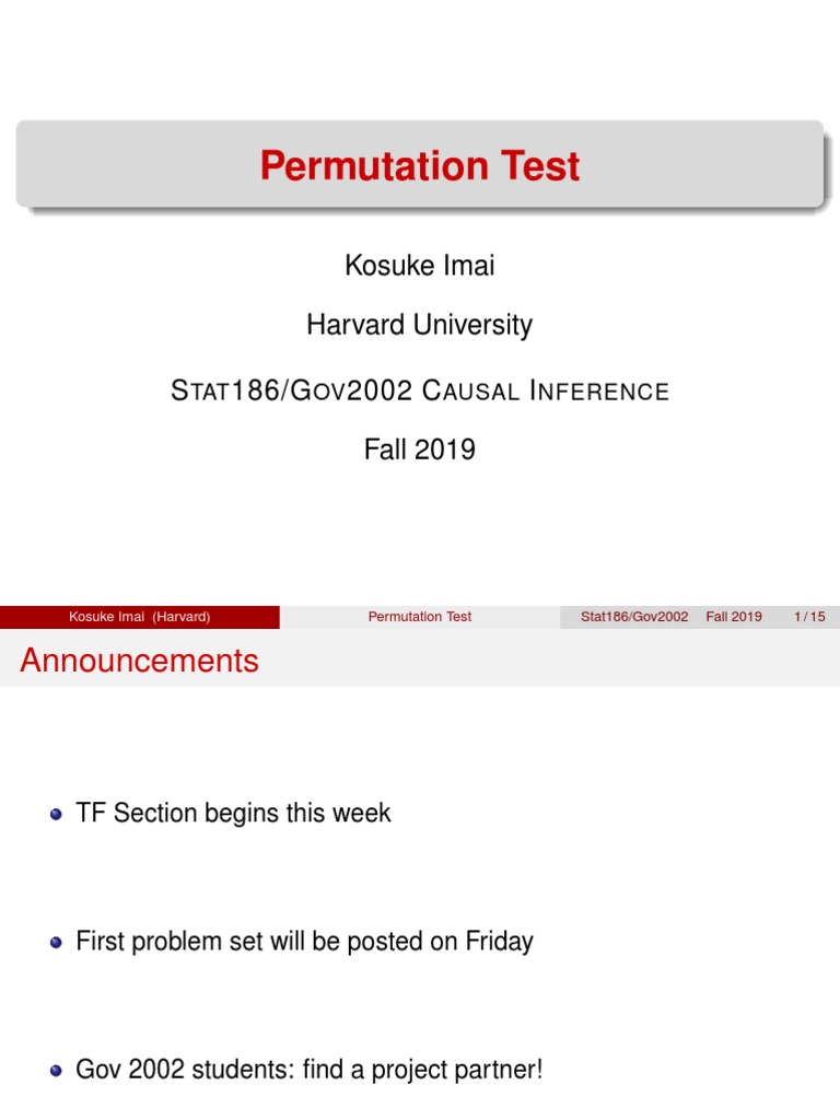 02 Permutation Test Download Free Pdf Statistical Hypothesis