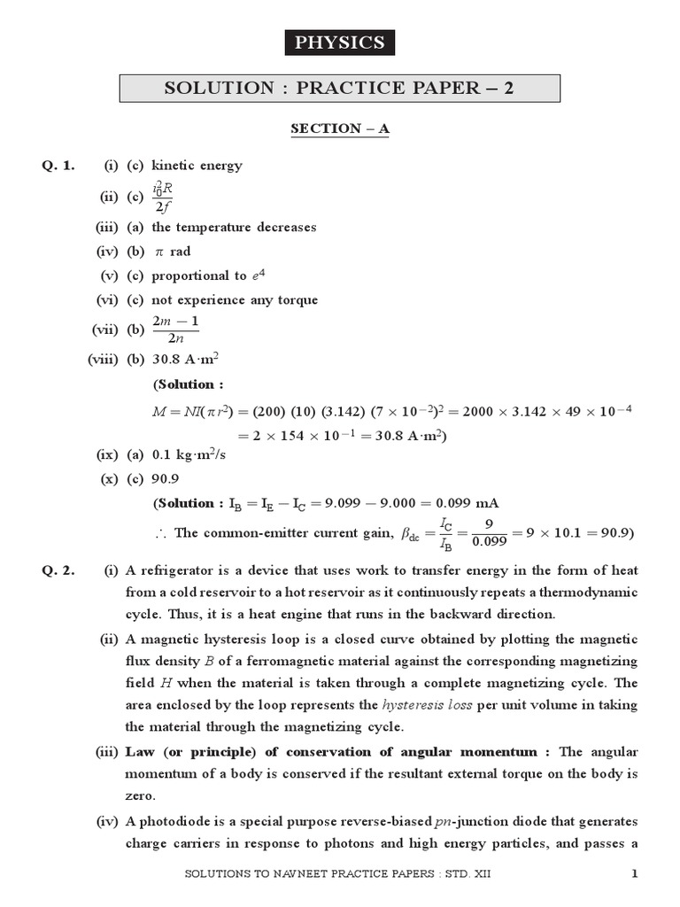 D0685-Phy-Paper 2 | PDF | Photoelectric Effect | Transformer