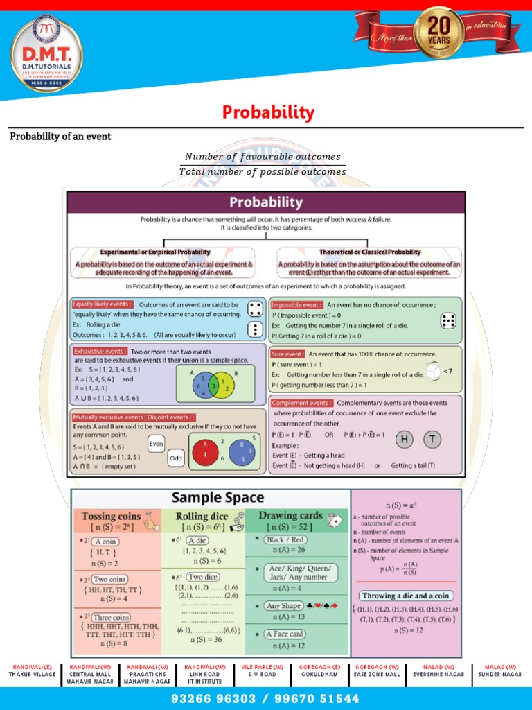 Worksheet - Probability | PDF