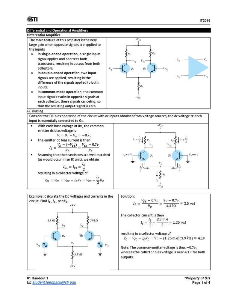 Fundamentals of Mixed Signals and Sensors | PDF | Operational Amplifier | Amplifier