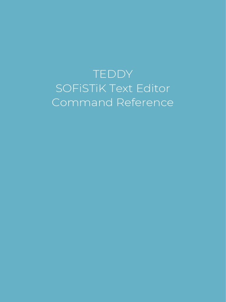 Sofistik Pdf Finite Element Method Beam Structure