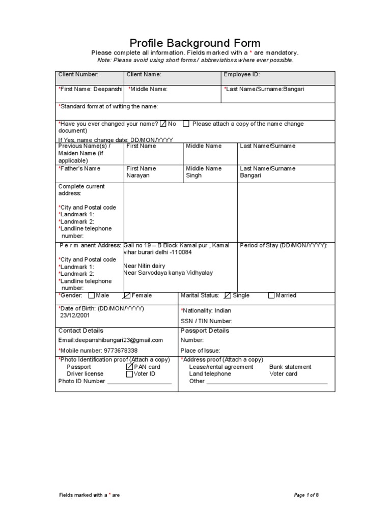 EVF Form | Download Free PDF | Identity Document | Access Control EVF Form | Download Free PDF | Identity Document | Access Control