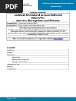 UAC/UVC Placement Guidelines | PDF | Neonatal Intensive Care Unit ...
