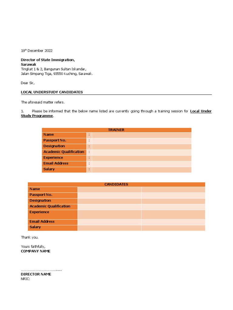 Local Understudy Training Notice | PDF | Career & Growth | Business
