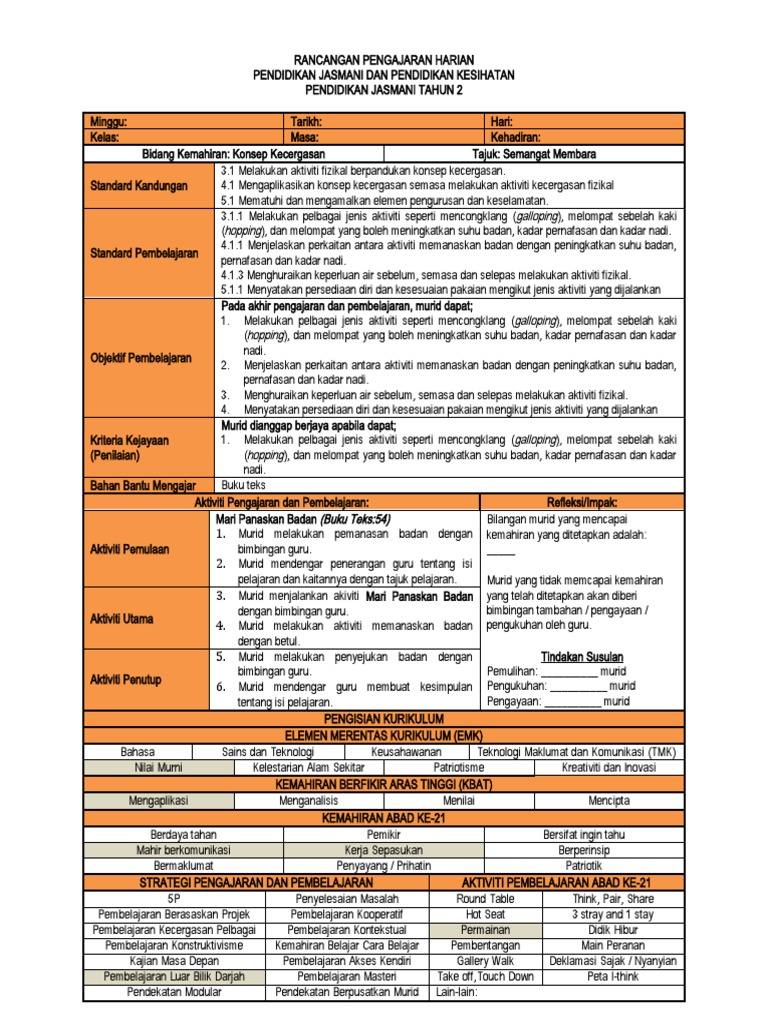 Semangat Membara Mggu 39 THN 2 | PDF | Sains & Matematika