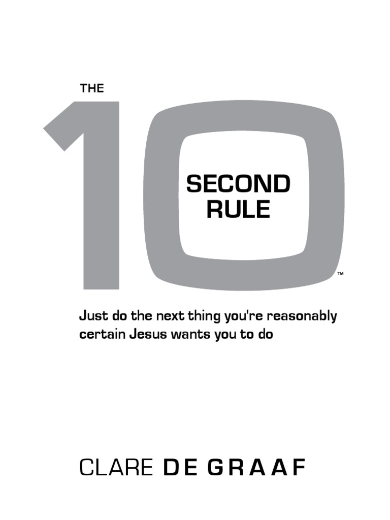 The 10 Second Rule - Chapter 1 | PDF | Jesus | God