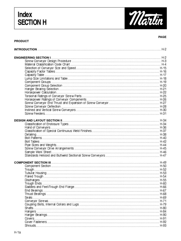 Catalogo Martin | PDF | Screw | Elevator