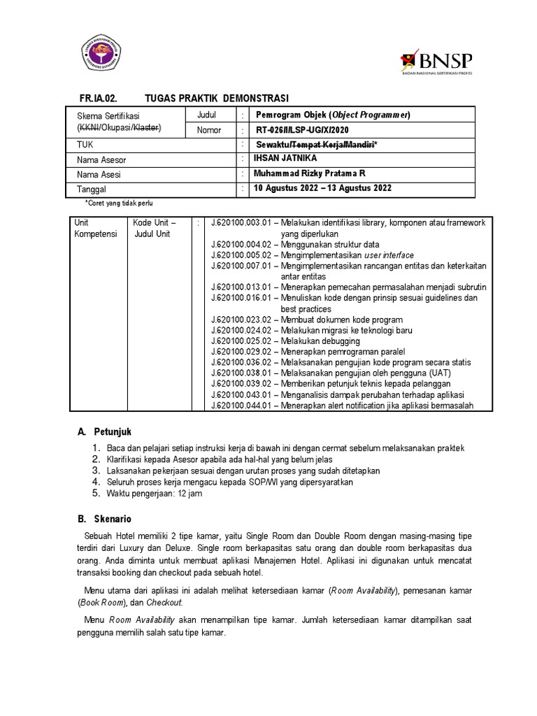 03.tugas Praktik Demonstrasi | PDF