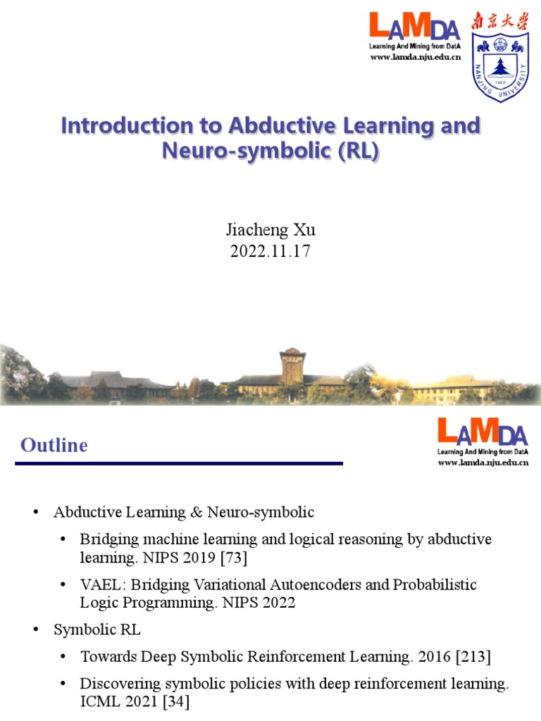 Introduction To Abductive Learning and Neuro-Symbolic (RL) | PDF ...